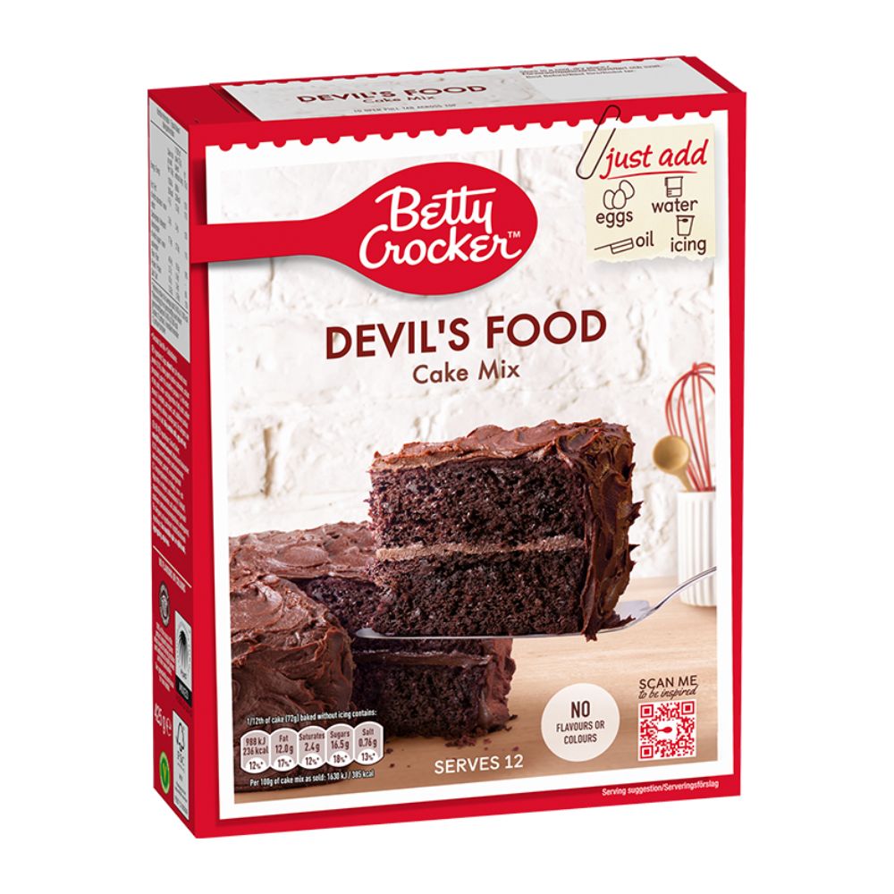 Betty Crocker Devil's Food Cake Mix - cakemix voor chocoladecake van ...