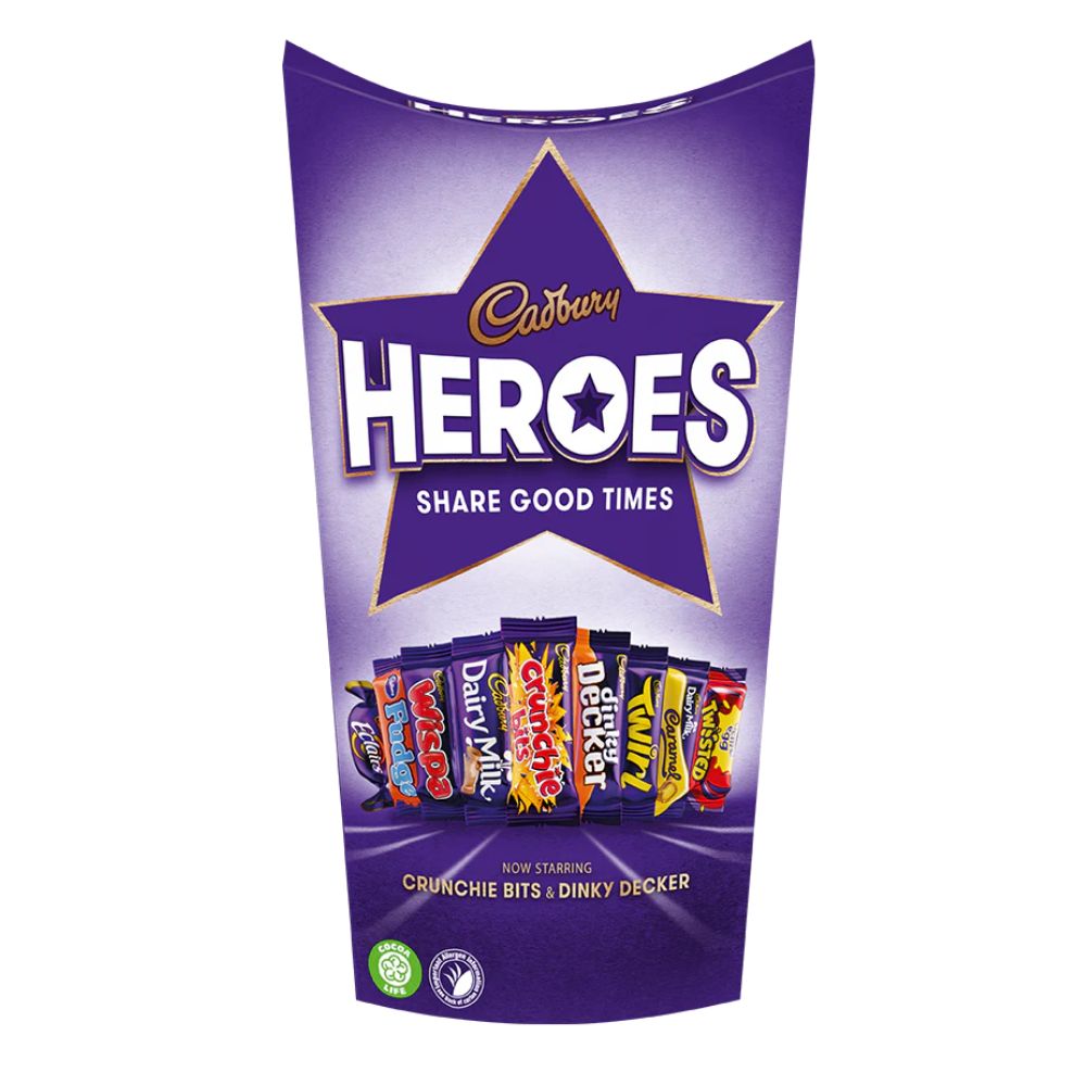Cadbury Heroes - assortiment van chocolade en toffee van 290g ...