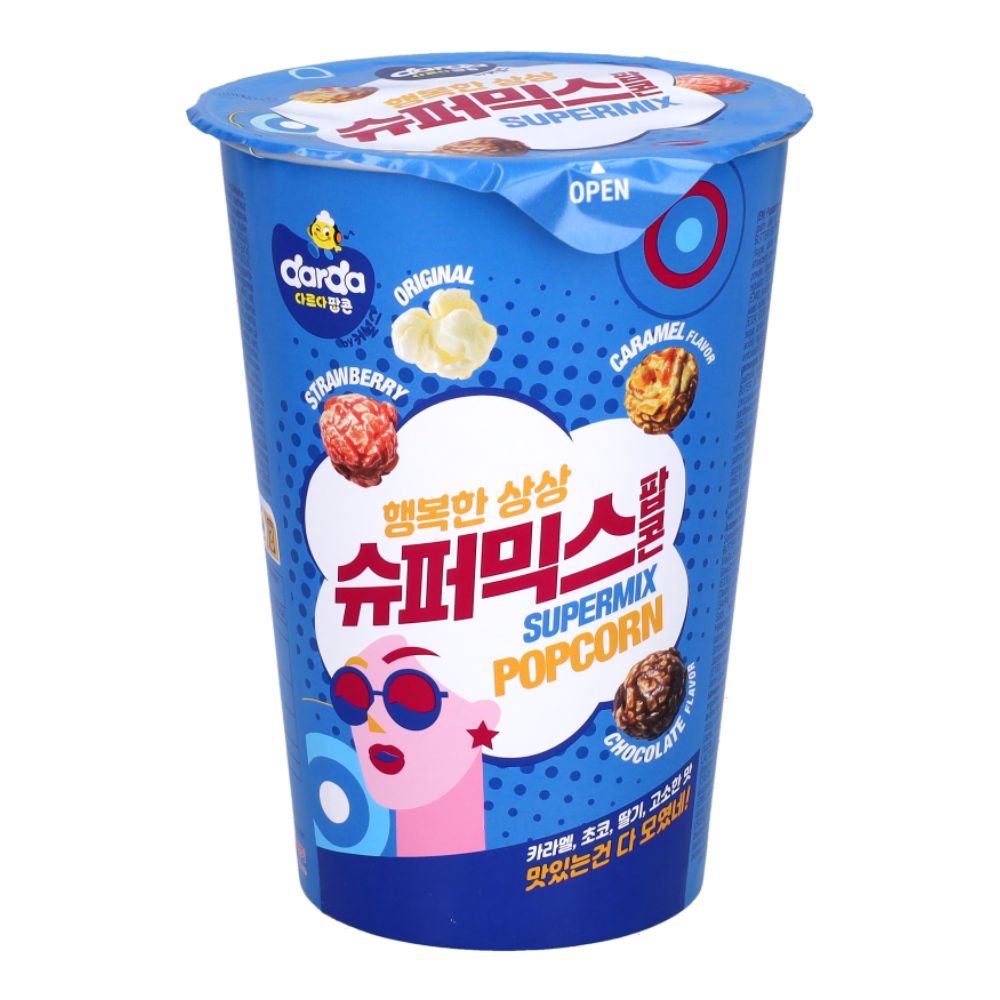 Popcorn Supermix - popcorn met gemengde smaken van 55g – American Uncle