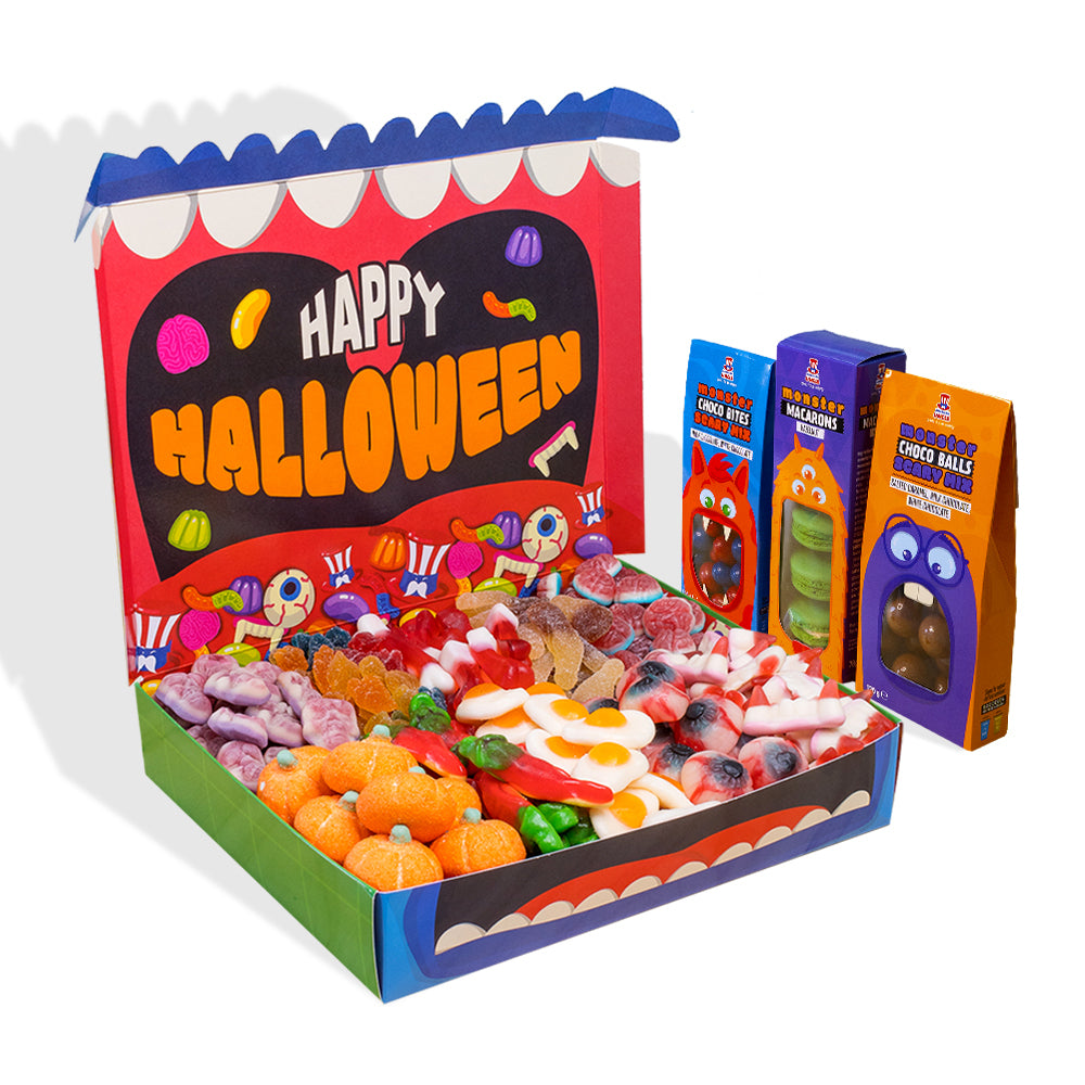 Candy box + Scary mix (Macarons - Choco Balls - Choco Bites) – American ...